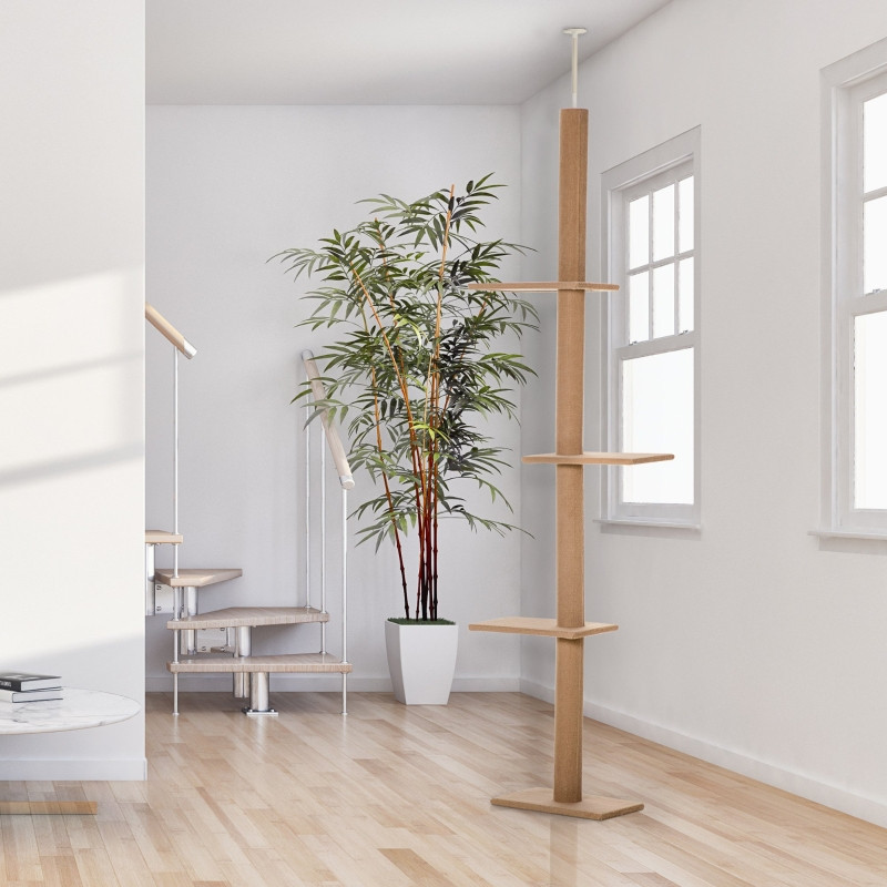 Katträd i Takhöjd 43 x 27 x 228-260 cm Höjdjusterbart