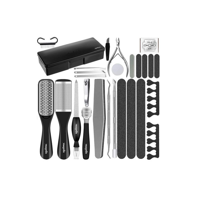 Pedikyr / Fotvård kit 31 delar - Lyxigt Pedikyrset