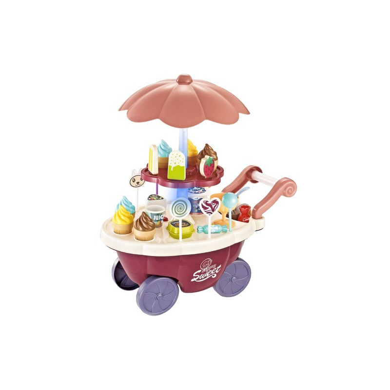 Glassvagn för Barn - Leksak – 36 Delar Roligt Lekset